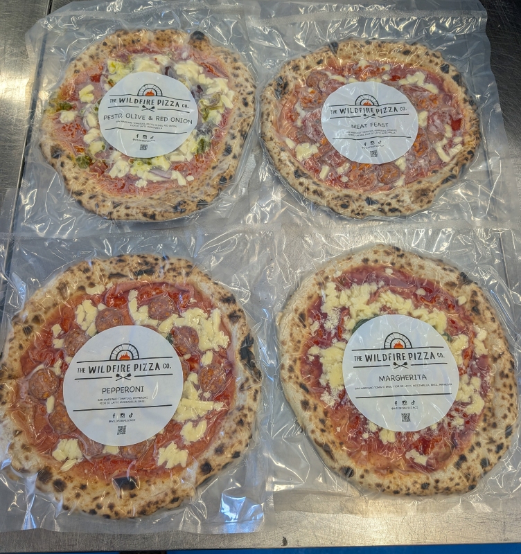 Frozen Neapolitan Pizza from The Wildfire Pizza Company